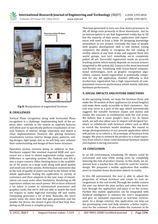 Interior Designing Mobile Application based on Markerless Augmented Reality (AR) | PDF