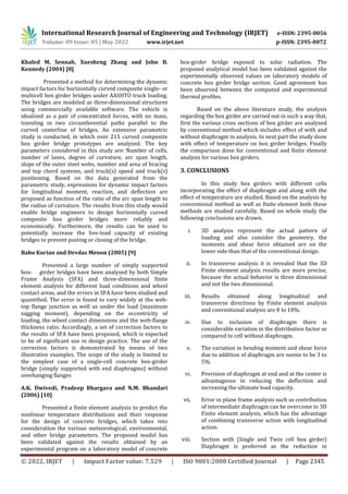 USING FINITE ELEMENT METHOD FOR ANALYSIS OF SINGLE AND MULTICELL BOX ...