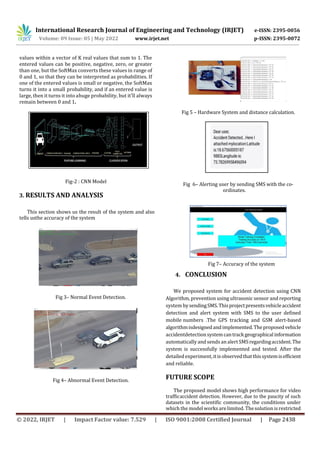 Intelligent Accident Detection, Prevention and Reporting System | PDF