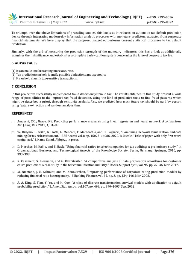 Tax Prediction Using Machine Learning | PDF | Business Accounting ...