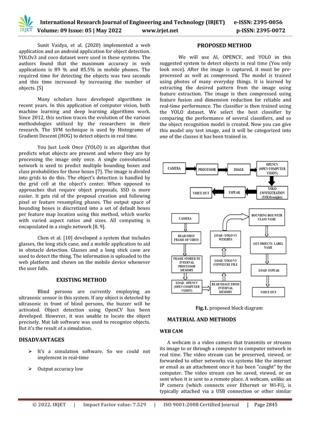 INDOOR AND OUTDOOR NAVIGATION ASSISTANCE SYSTEM FOR VISUALLY IMPAIRED ...