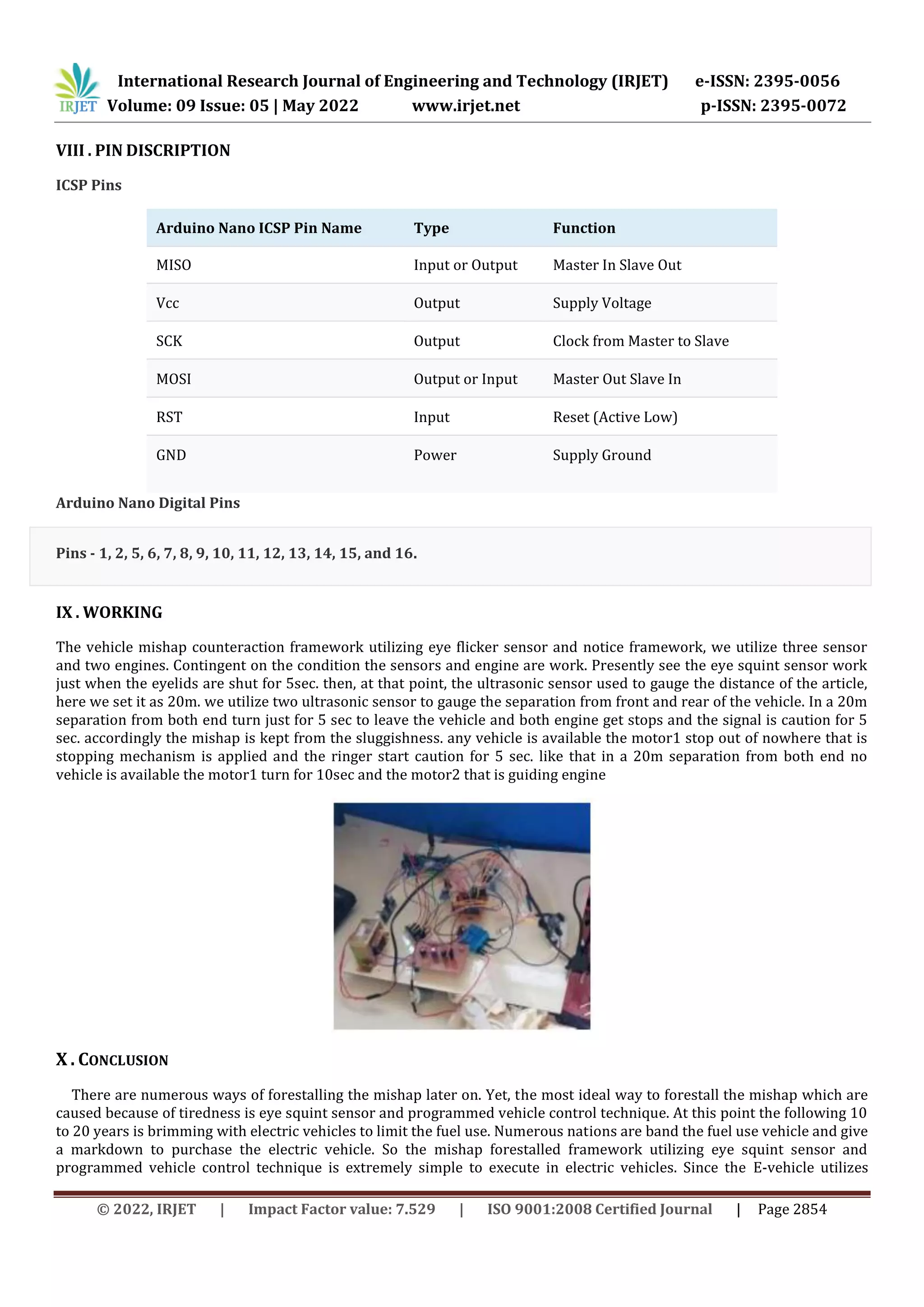 Automotive Collision Avoidance System Using In Solar Powered Smart E-Vehicle | PDF