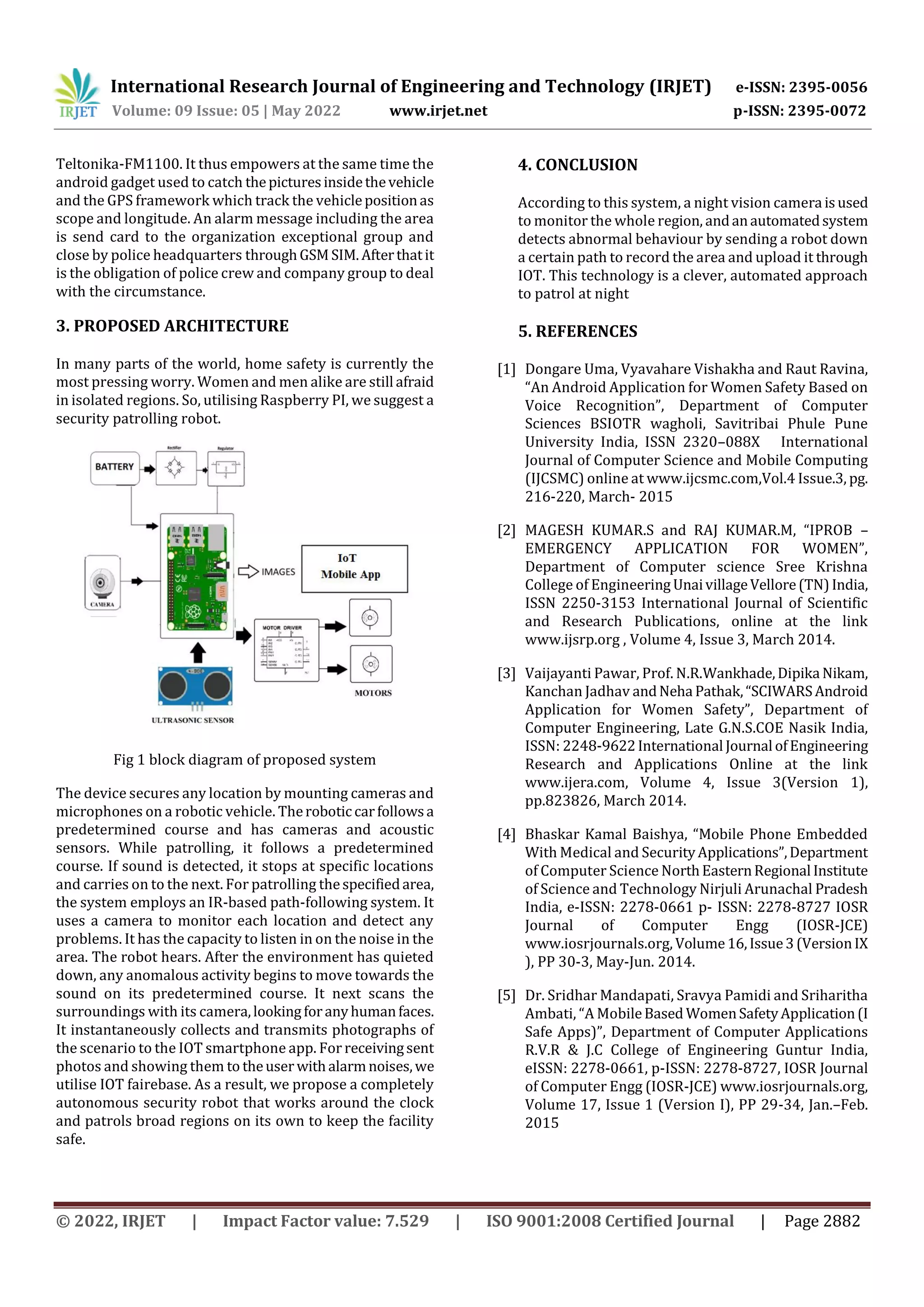Raspberry Pi Based Surveillance Robot for Home Security | PDF