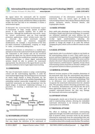 DIGITAL WATERMARKING TECHNOLOGY IN INFORMATION SECURITY | PDF