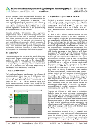 DIGITAL WATERMARKING TECHNOLOGY IN INFORMATION SECURITY | PDF