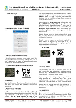 DIGITAL WATERMARKING TECHNOLOGY IN INFORMATION SECURITY | PDF