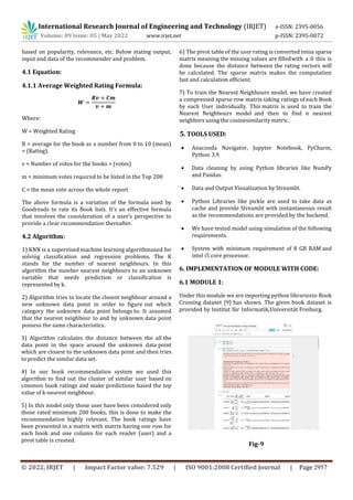 Book Recommendation System | PDF