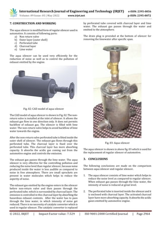 Design and Fabrication of Aqua Silencer for Emission Control as well as ...