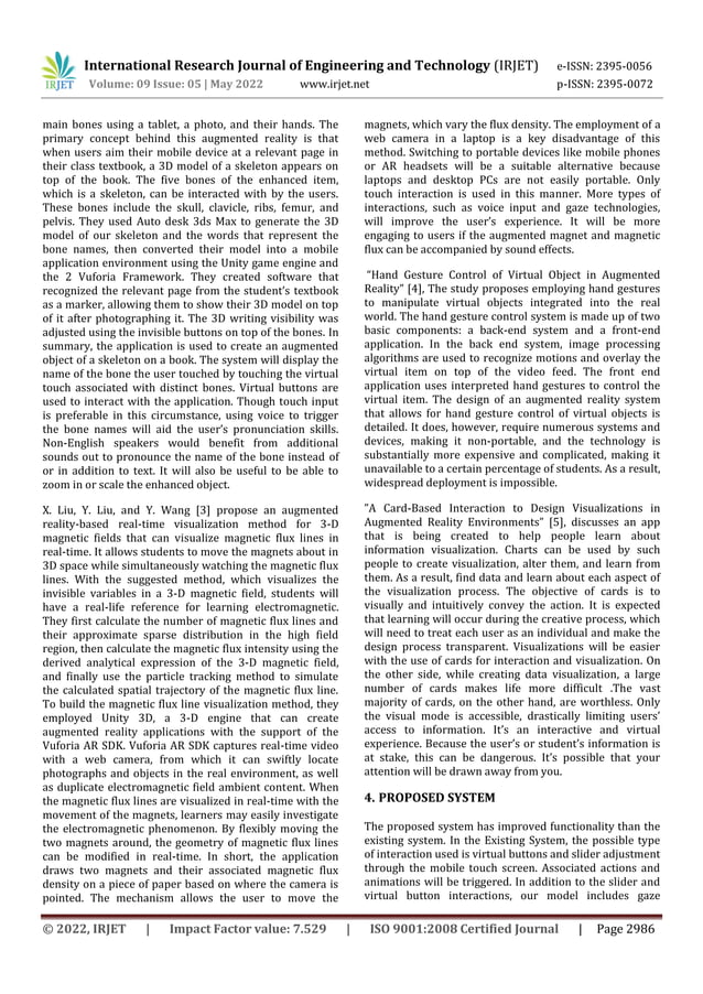 INTERACTIVE EDUCATION USING AUGMENTED REALITY THROUGH HANDHELD DEVICES | PDF