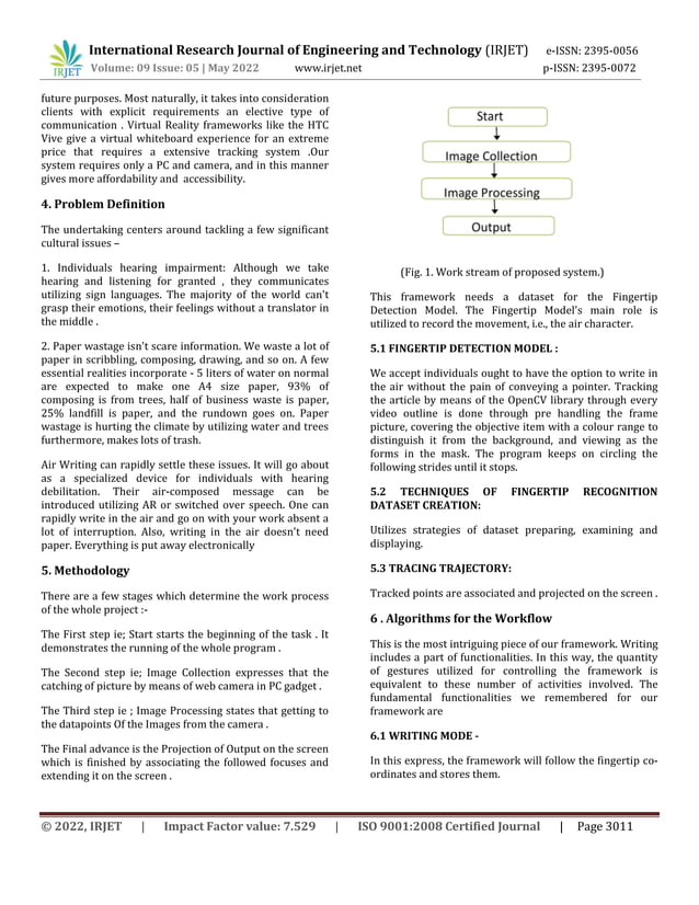 AIR WRITING USING PYTHON (2021-2022) | PDF | Programming Languages | Computing