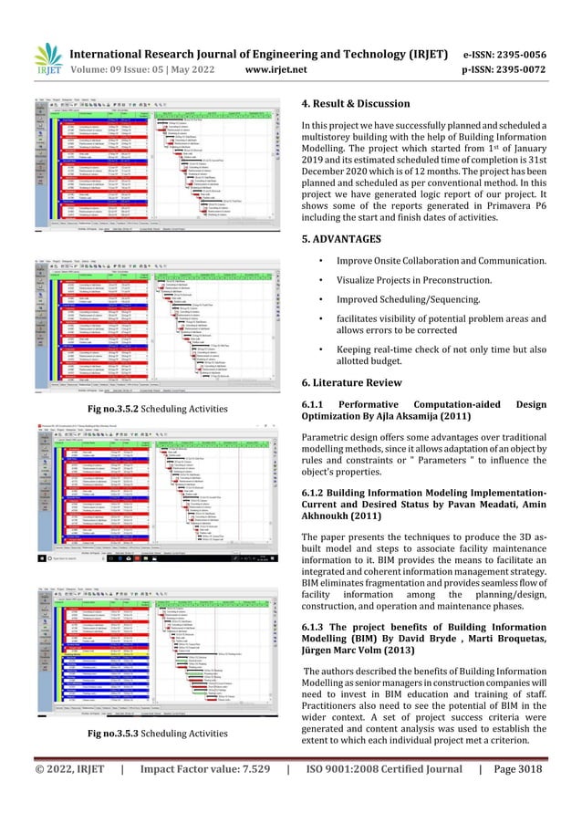 “PLANNING AND SCHEDULING OF MULTI STOREY BUILDING USING BIM” | PDF | Computer Software and ...