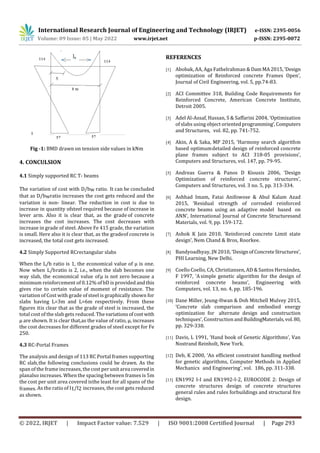 Economical Study of Variables in RC-Structures and Accumulation of ...