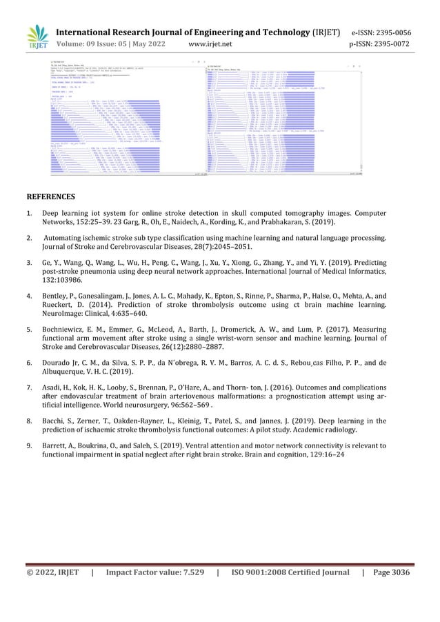 Deep Learning Based Brain Stroke Detection Pdf