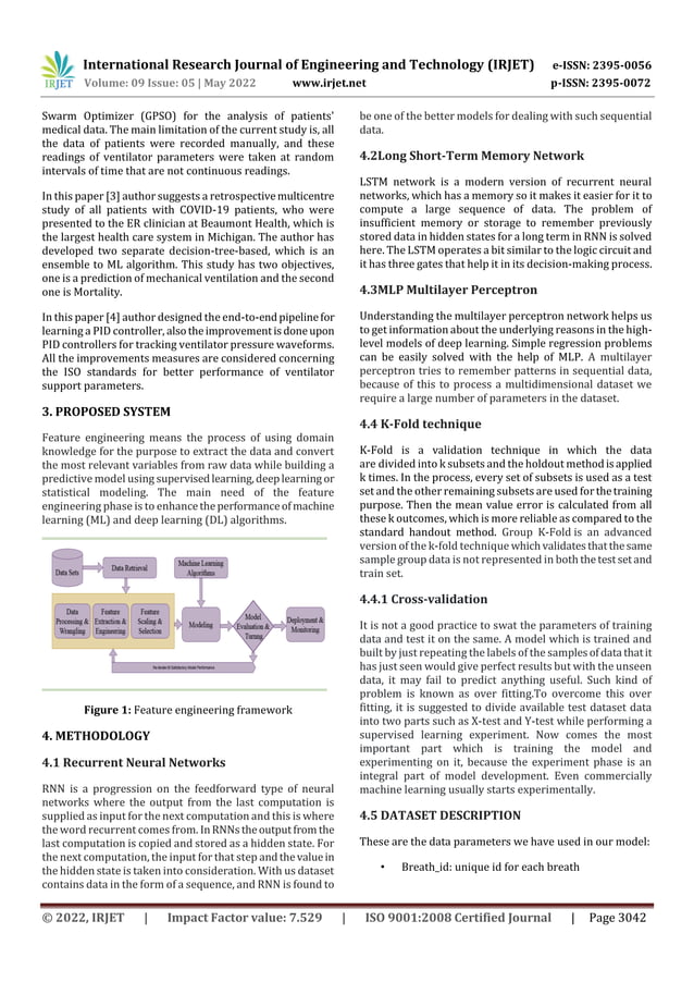 Pressure Prediction System in Lung Circuit using Deep Learning and Machine Learning | PDF