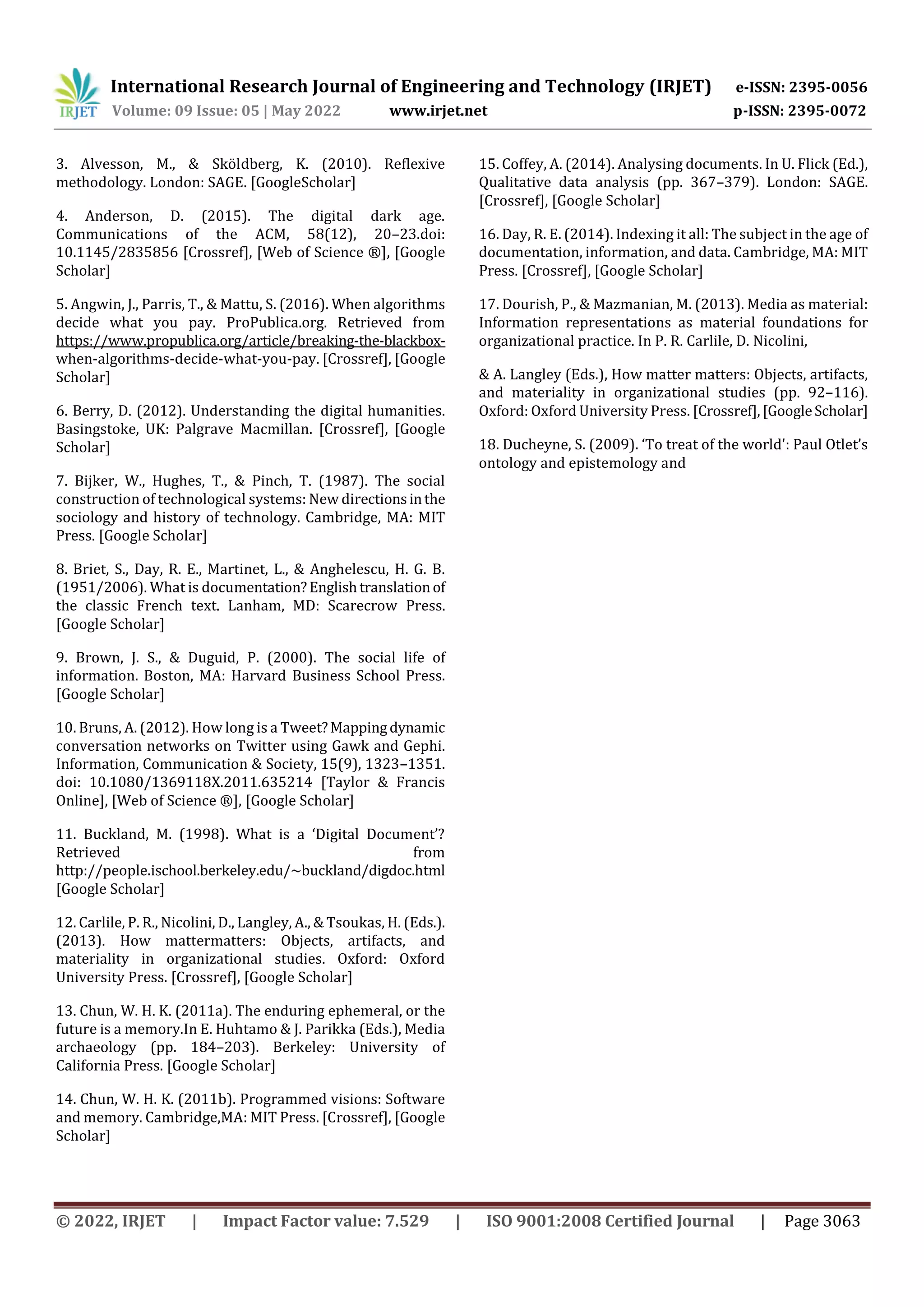 TIME MANAGEMENT BY DIGITALIZATION OF DOCUMENTS | PDF