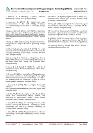 TIME MANAGEMENT BY DIGITALIZATION OF DOCUMENTS | PDF