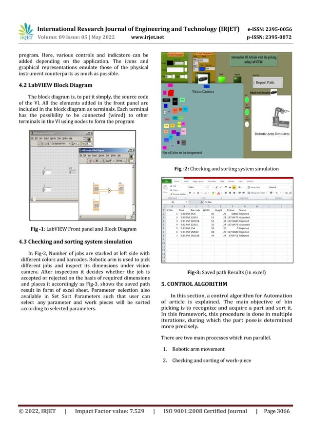 SIMULATION OF ROBOTIC ARM BY USING NI-LABVIEW FOR THE INDUSTRIAL ...