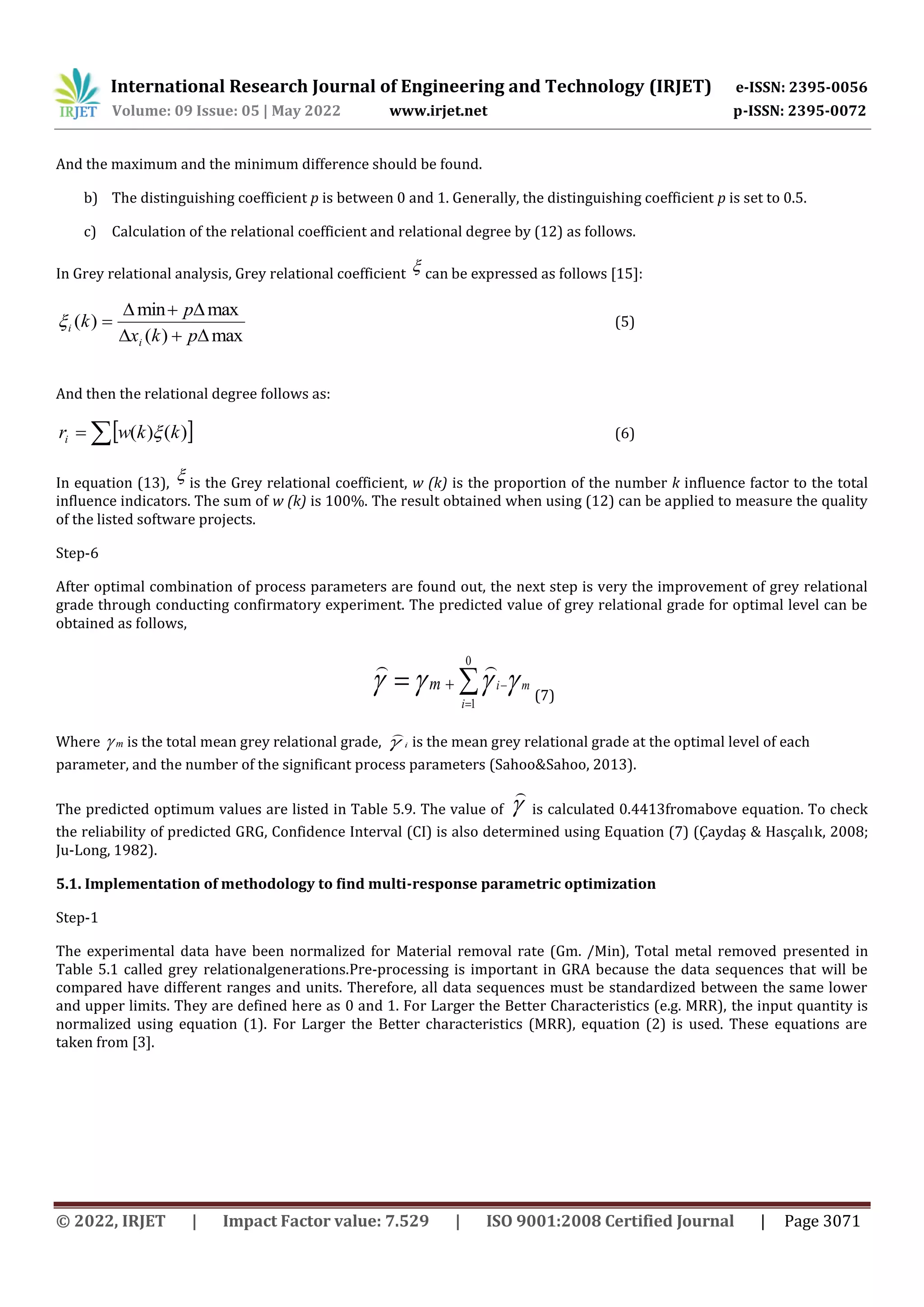 Optimization Of Machining Parameters On Milling Of Gfrp Composites By Grey Method Pdf Sports