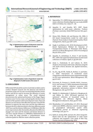 Route optimization of solid waste transportation in part of Lucknow- Capital city of Uttar ...