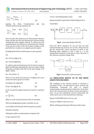 “Performance Analysis of Induction Motor Fed from Hybrid Micro grid system” | PDF | Power and ...
