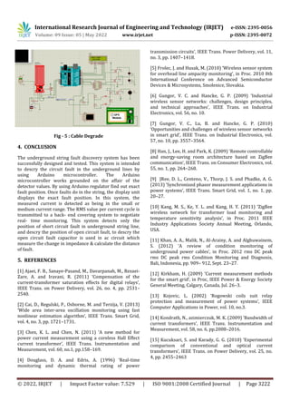 Underground Cable Fault Detection Using IOT | PDF