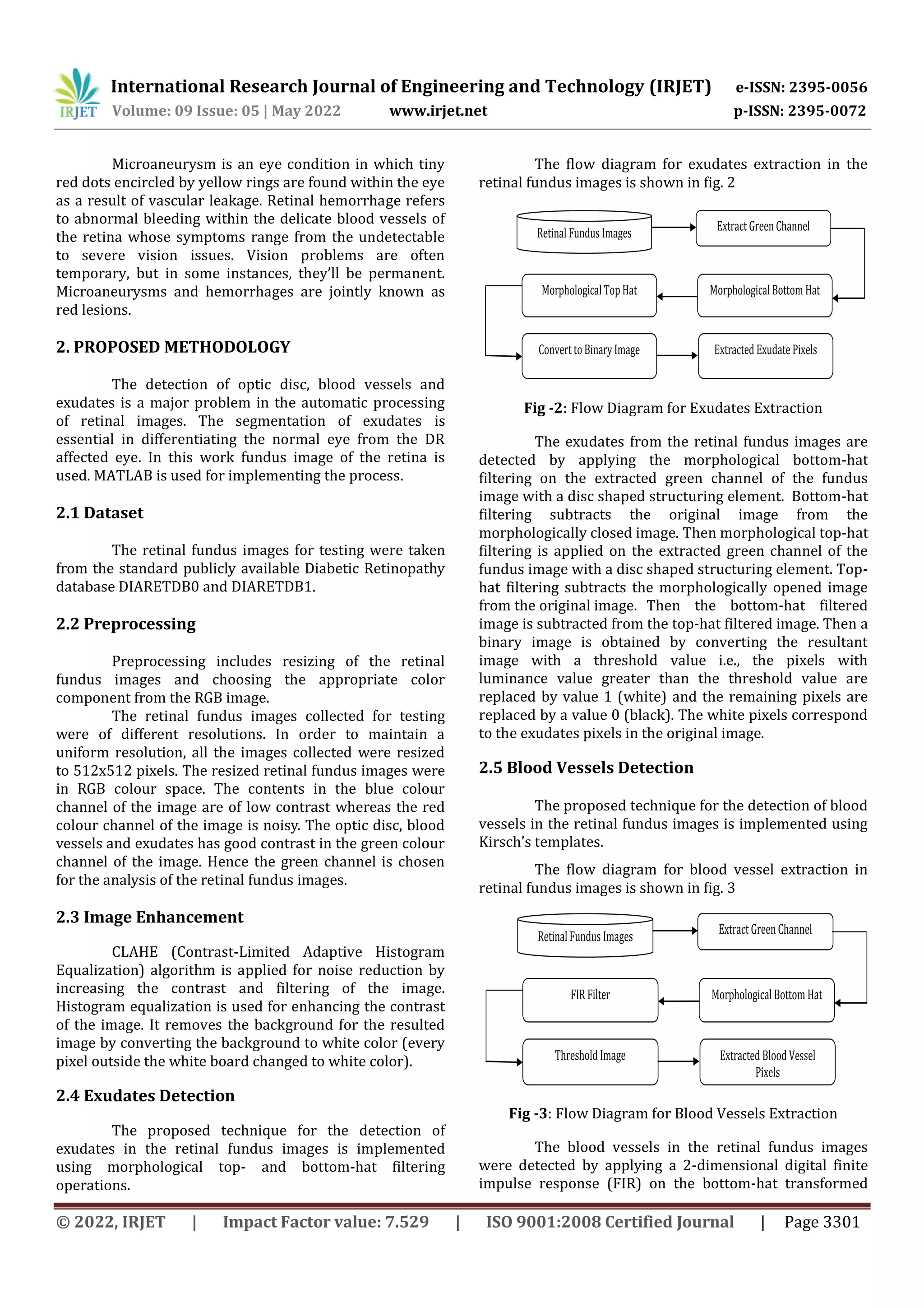 FEATURE EXTRACTION FROM RETINAL FUNDUS IMAGES | PDF