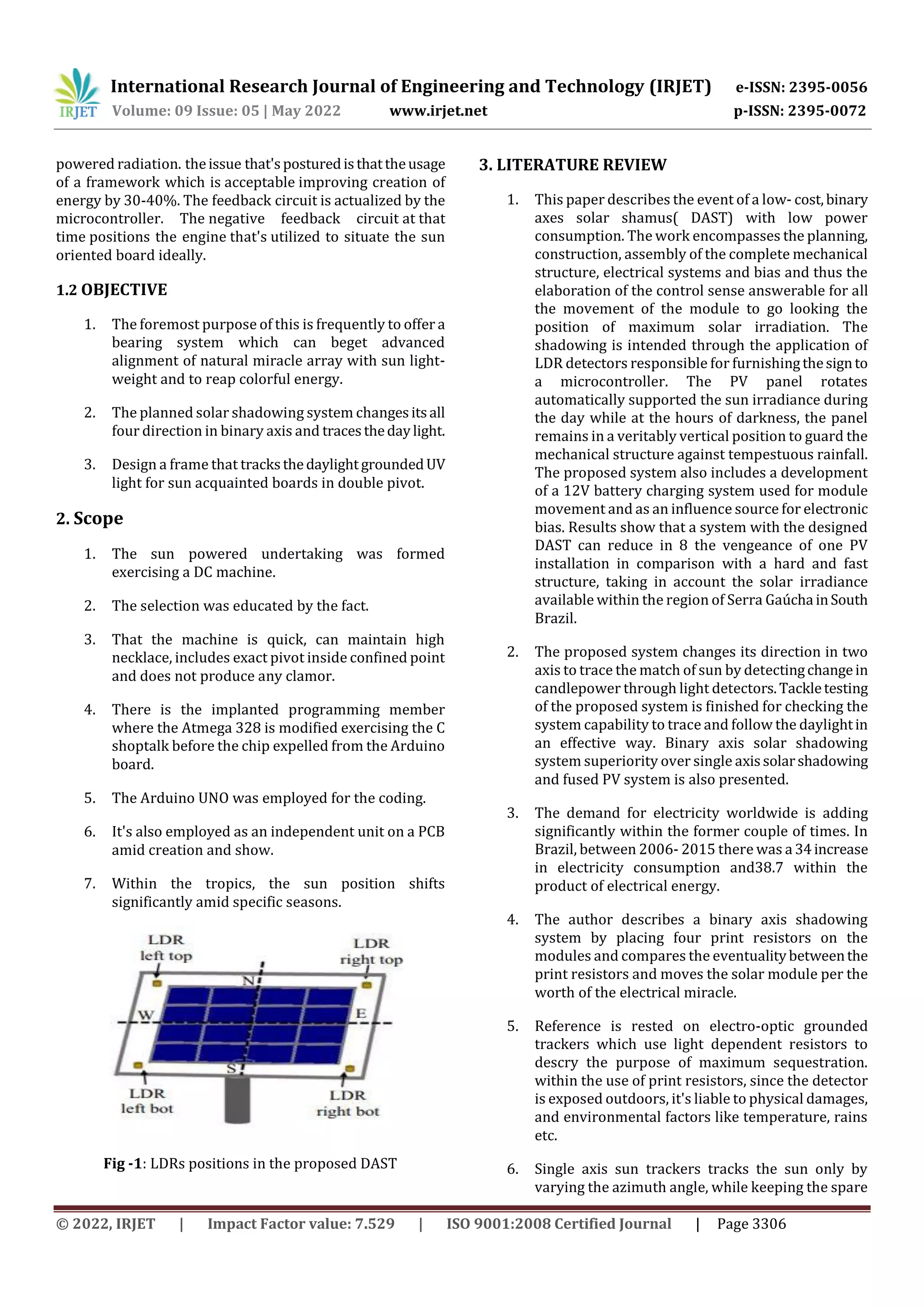 Dual Axis Solar Tracking system | PDF | Power and Energy Industry | Industries