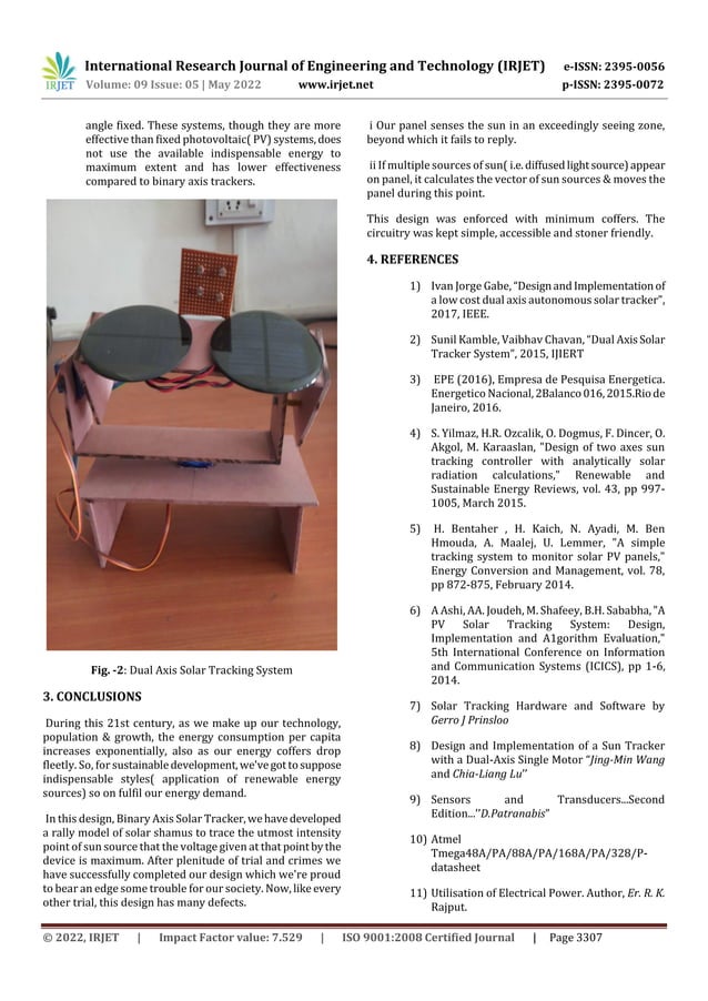 Dual Axis Solar Tracking system | PDF | Power and Energy Industry | Industries