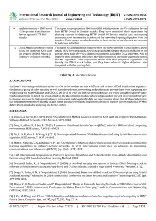 Literature Review on DDOS Attacks Detection Using SVM algorithm. | PDF | Information and Network ...