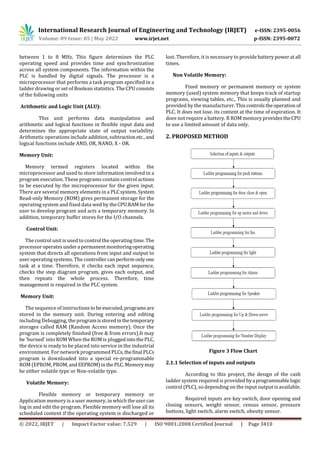 A Mechatronics Approach For Concerting the Programmable Logic Controller With Ladder Programming ...