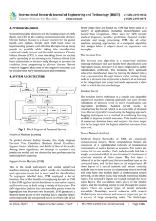 Early Detection of Chronic Kidney Disease Using Advanced Machine Learning Models | PDF