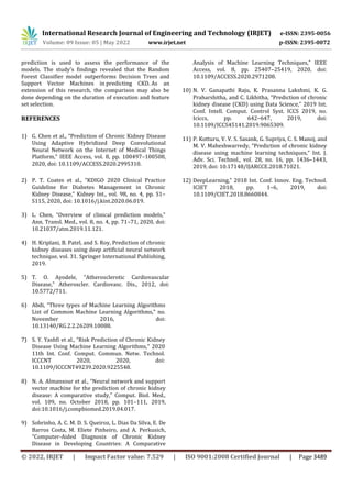 Early Detection of Chronic Kidney Disease Using Advanced Machine ...