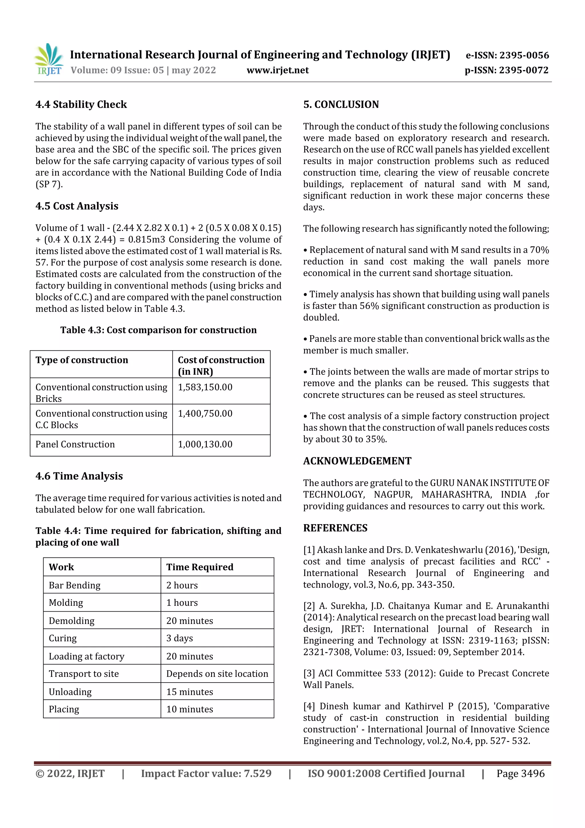 Development OF Low Cost Durable Precast Compound Wall | PDF