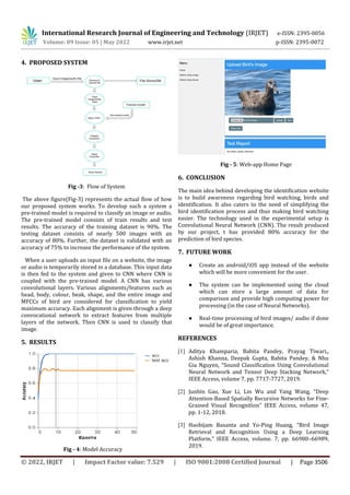 Visual and Acoustic Identification of Bird Species | PDF