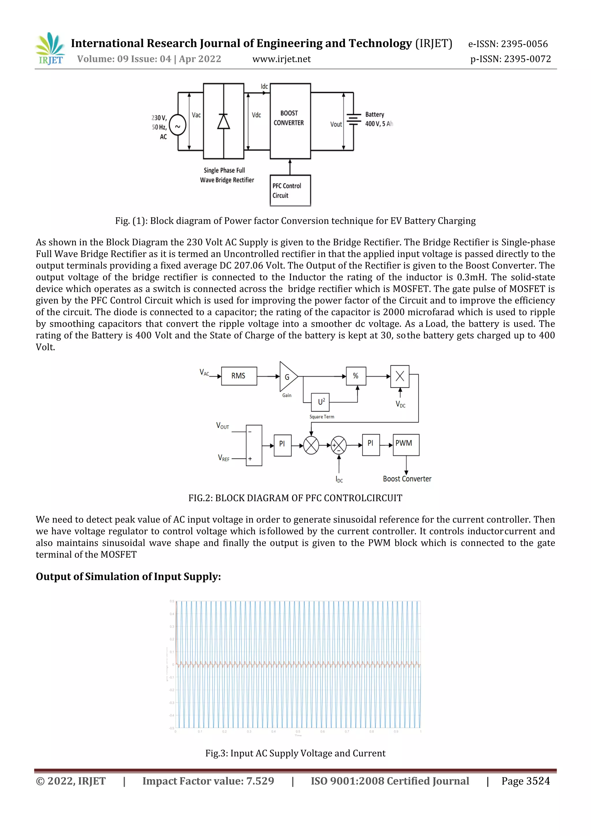 A Power factor correction control technique for EV battery charging* (Power Factor Correction ...