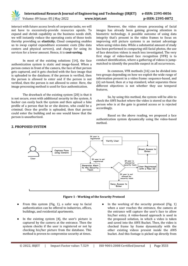 Dynamic Based Face Authentication Using Video Based Method Pdf