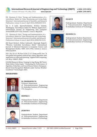 Camouflage Surveillance Robot In Defense Using Artificial Intelligence ...