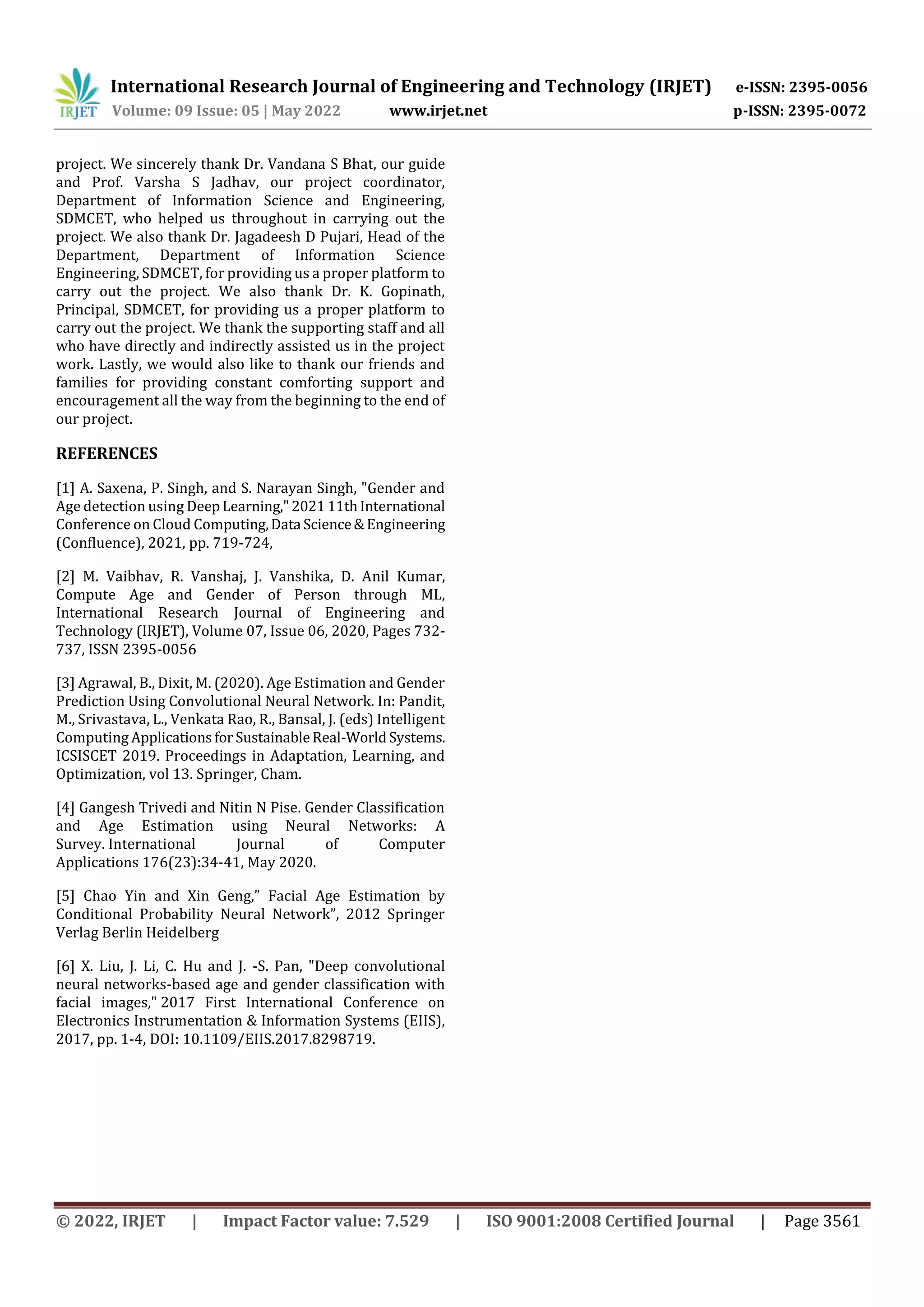 A Survey on different techniques used for age and gender classification ...