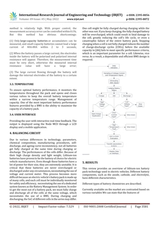 Smart Battery Management System for Lithium Ion Battery | PDF | Green ...