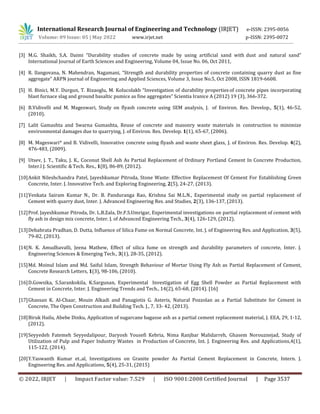 EXPERIMENTAL STUDY ON THE BEHAVIOR OFCONCRETE BY REPLACEMENT OF FINE AGGREGATE WITH GRANITE ...