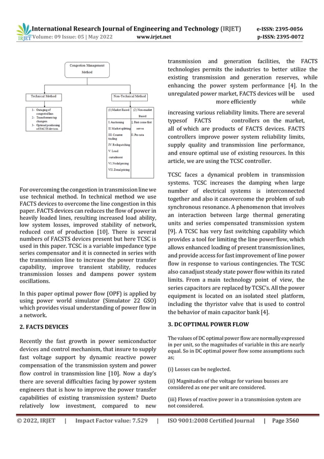 Congestion Management In Deregulated Power System By Using Facts Devices Pdf Computer