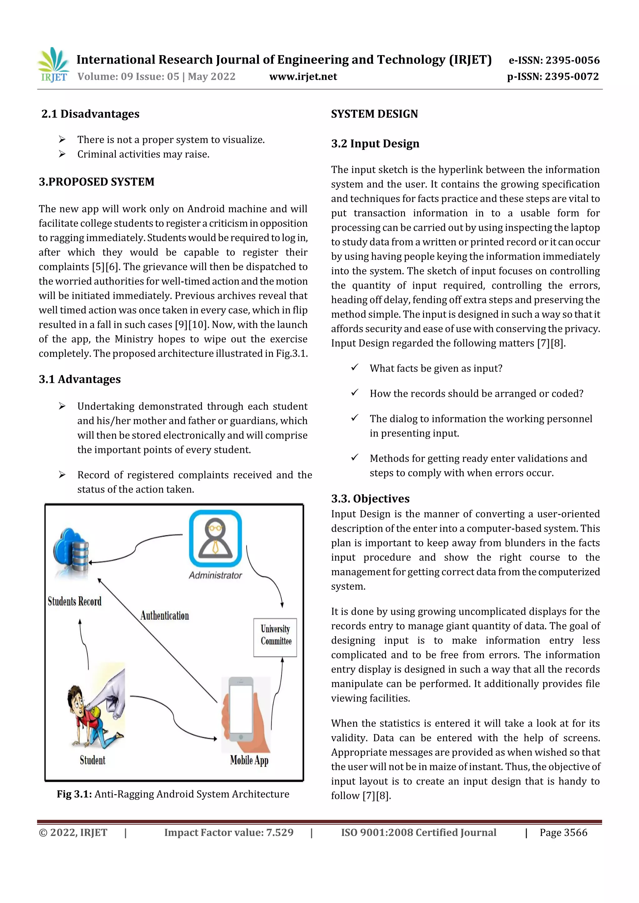 Controlling Anti Ragging System using Android | PDF