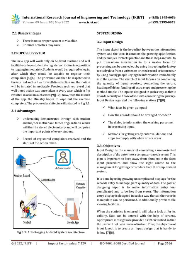 Controlling Anti Ragging System using Android | PDF