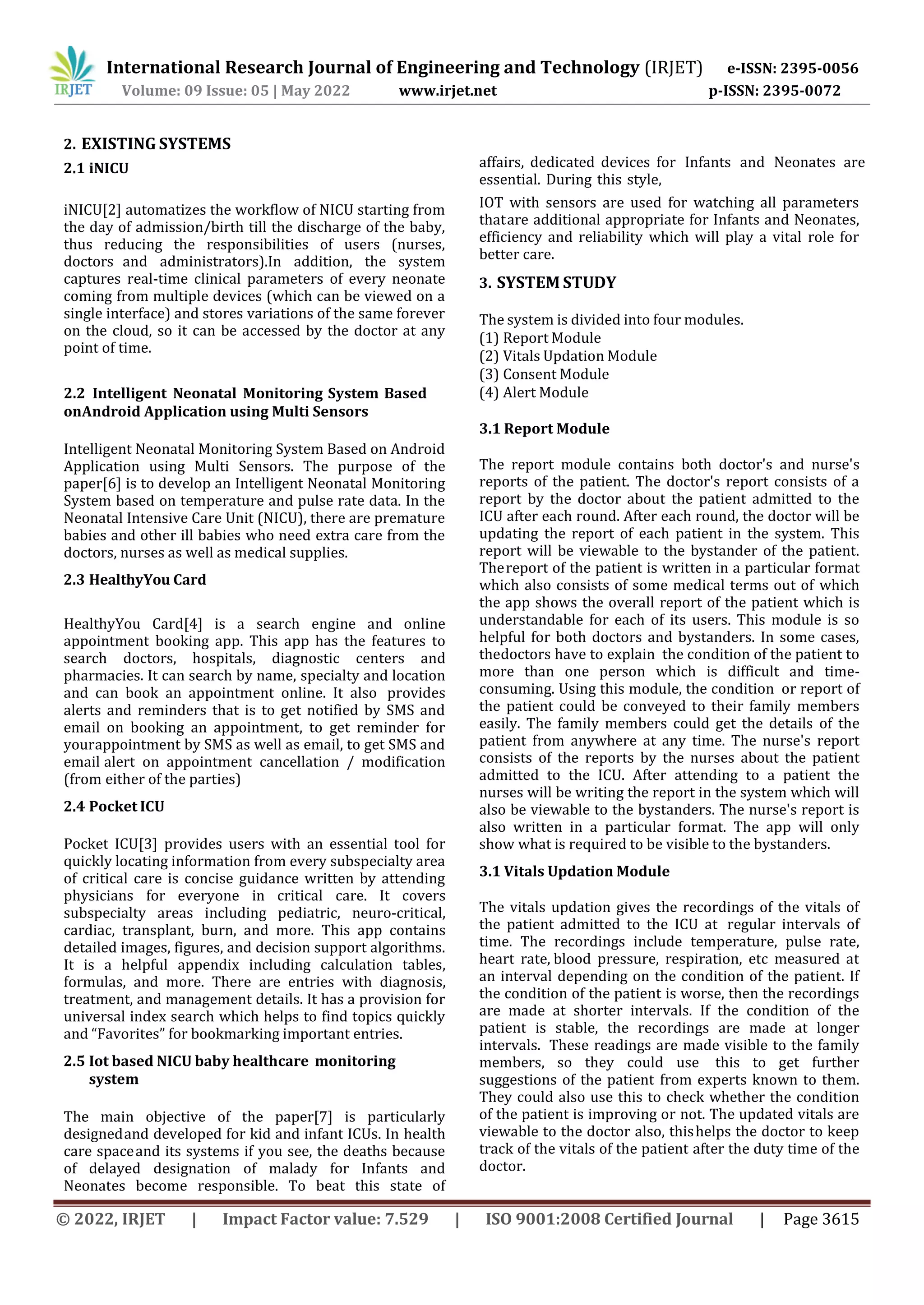 ICU MANAGEMENT SYSTEM | PDF