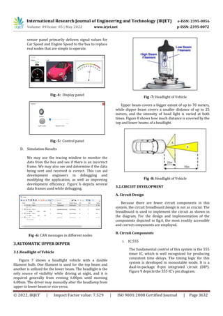 Implementation of Automatic Upper Dipper in Car Dashboard using CANoe ...