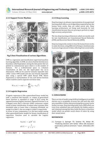 A Review of machine learning approaches to mine Social Choice of voters. | PDF