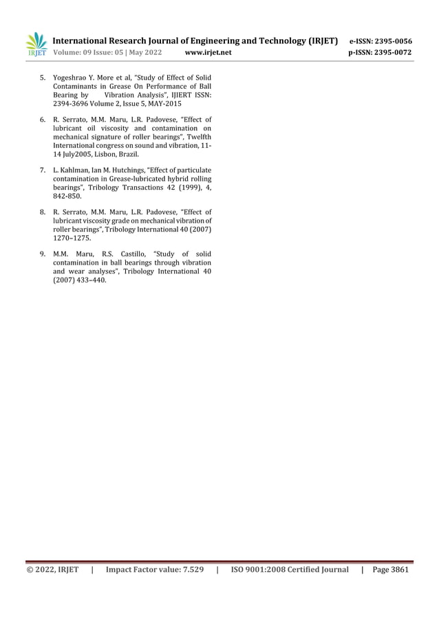 Defect Evaluation In Rolling Element Bearings Using Frequency Domain Analysis Pdf