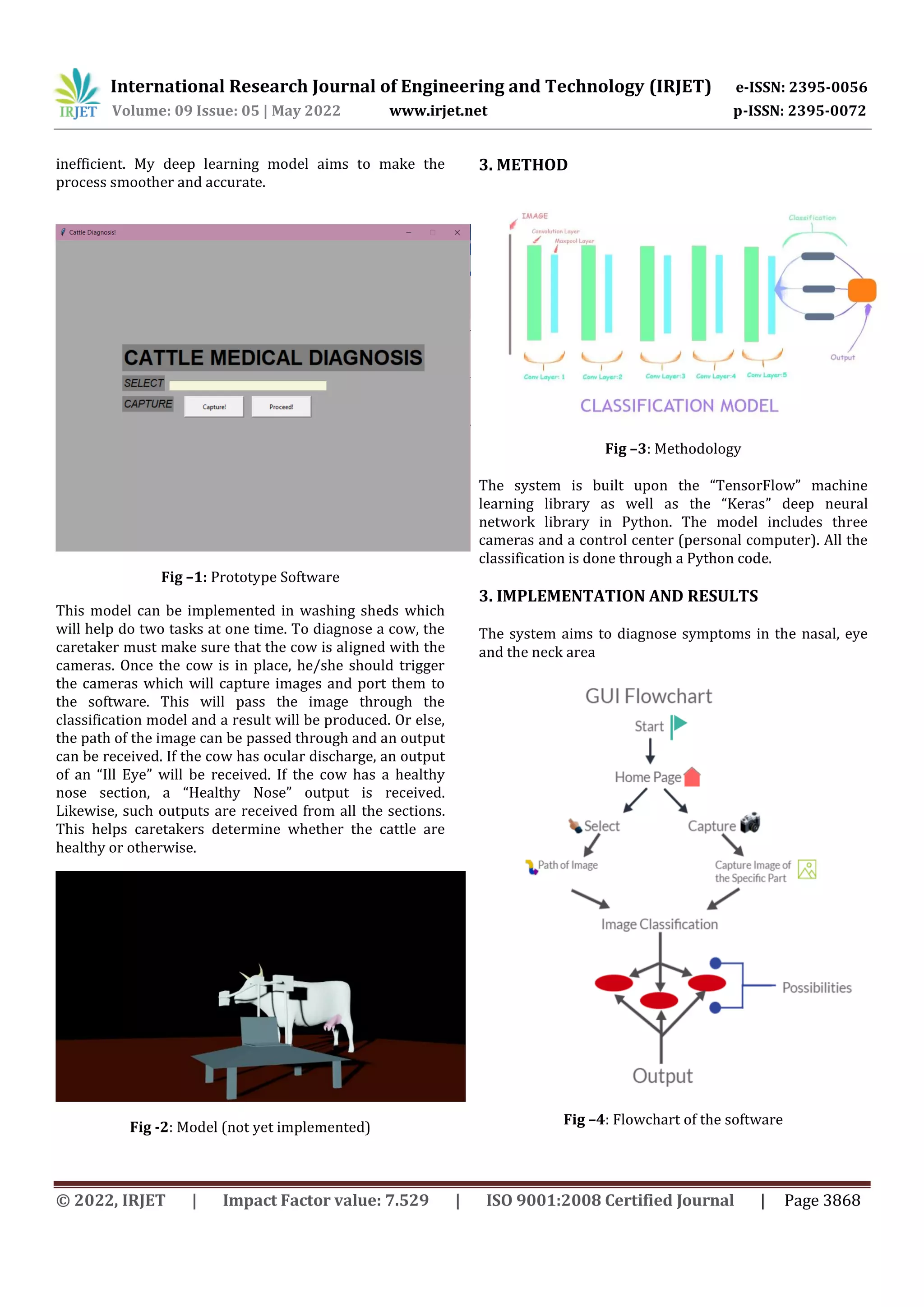 CATTLE MEDICAL DIAGNOSIS AND PREDICTION USING MACHINE LEARNING | PDF