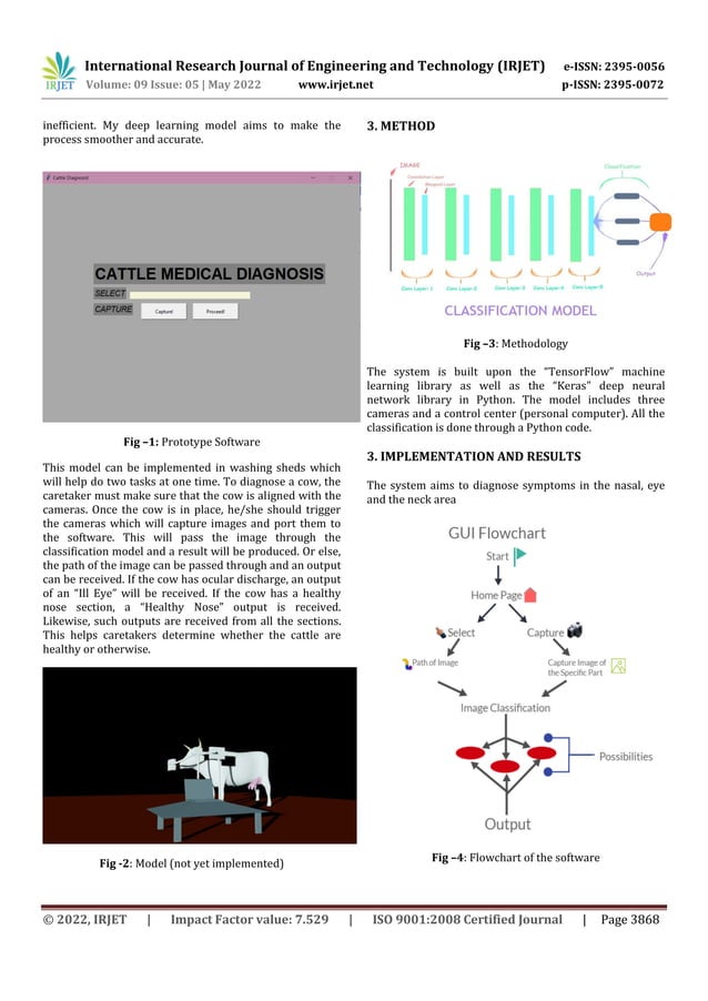 CATTLE MEDICAL DIAGNOSIS AND PREDICTION USING MACHINE LEARNING | PDF