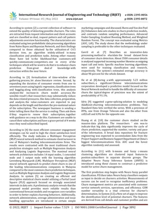 EVALUTION OF CHURN PREDICTING PROCESS USING CUSTOMER BEHAVIOUR PATTERN | PDF | Artificial ...